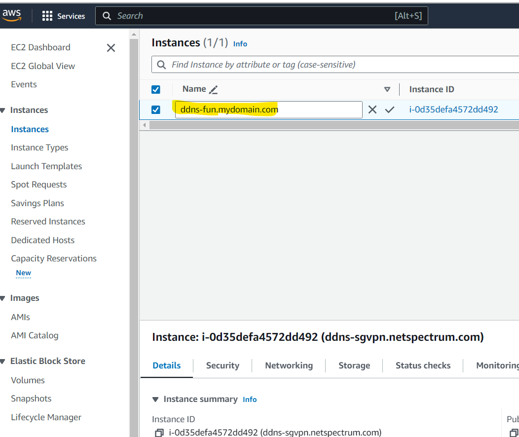 Set Up Dynamic Dns For Aws Ec2 Instance With Lambda Service Jun Suns